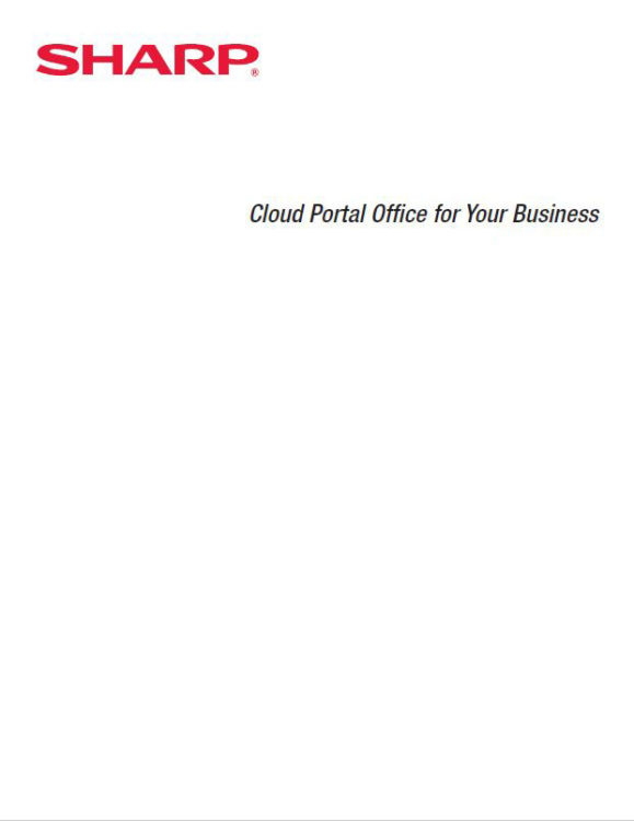 Sharp Cloud Portal Office - A2Z Business Systems